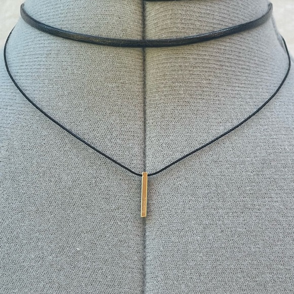 Jewelry | Leather And Thread Necklace | Poshmark